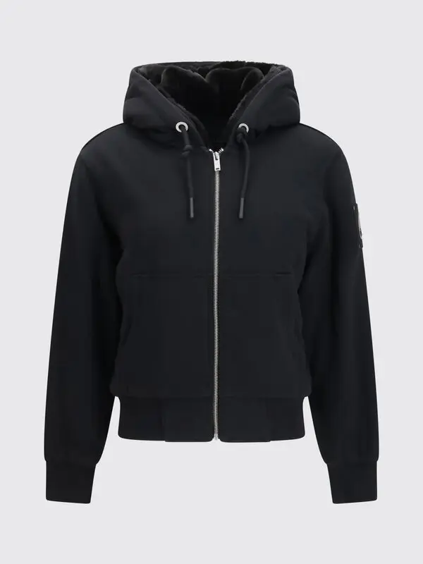 Moose Knuckles Zip-up Hoodie With Fur Trim