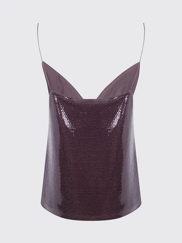 Alberta Ferretti Embellished Camisole - Brown