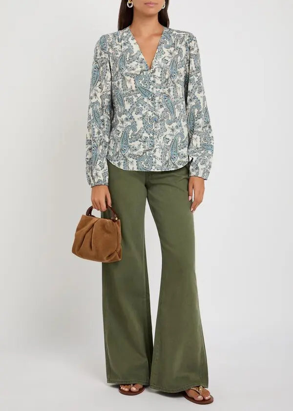 Veronica Beard Kasey Wide-leg Jeans
