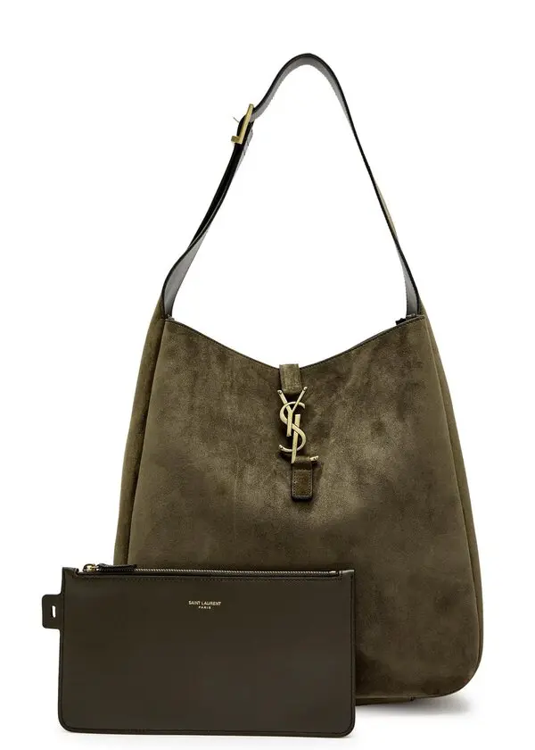 Saint Laurent Le 5 À 7 Large Suede Shoulder Bag