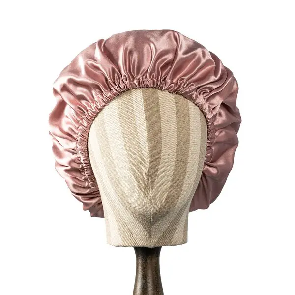 SOFT STROKES SILK Pure Mulberry Silk Hair Bonnet - Pink