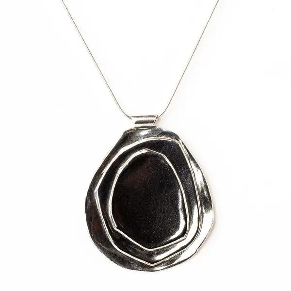SARAHBIJOUX Sterling Lava Necklace - Silver