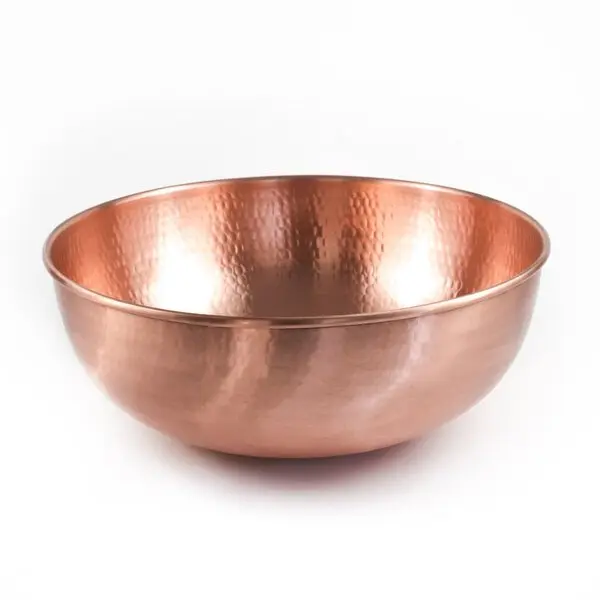 ANATOLIACRAFT Hammered Pure Copper Pedicure Bowl