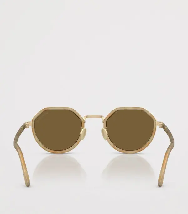 Giorgio Armani Metal Round Sunglasses