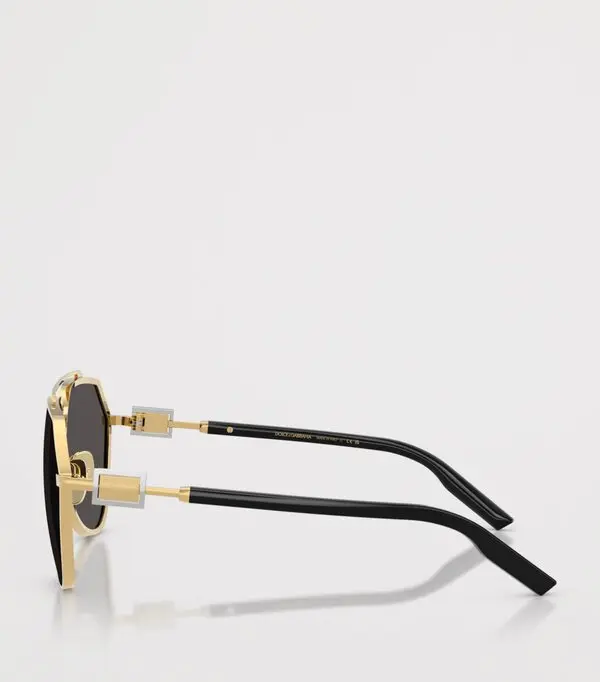 Dolce & Gabbana Metal Pilot Sunglasses