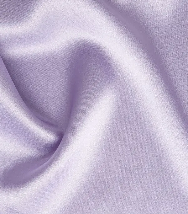 Rosamosario Silk Lace-trim Robe