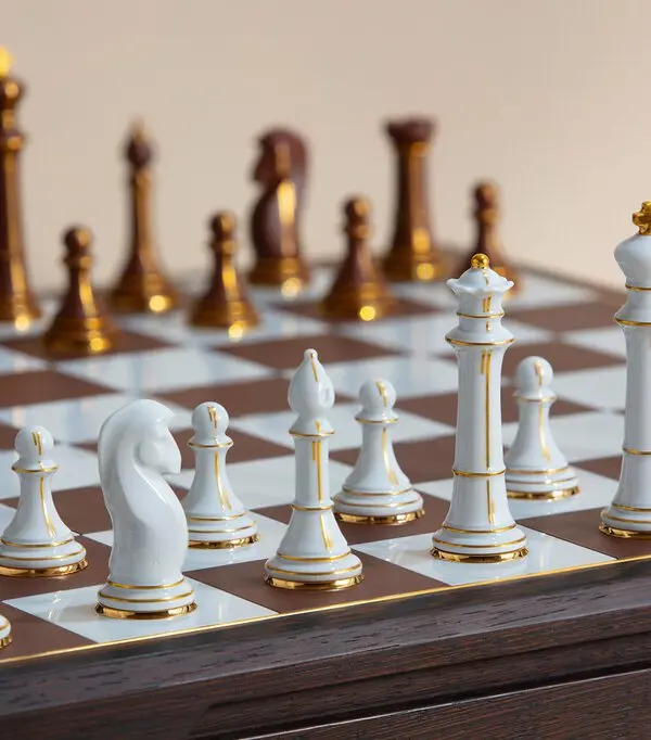 MEISSEN Gold-trim Chess Set