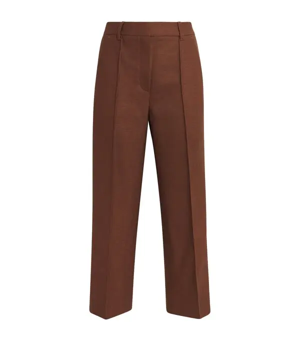 ME+EM Wool-blend Cropped Trousers