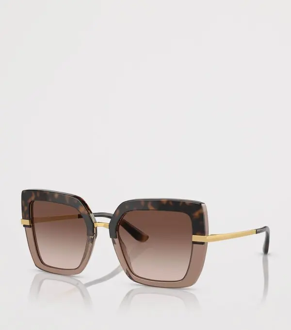 Dolce & Gabbana Tortoiseshell Square Sunglasses