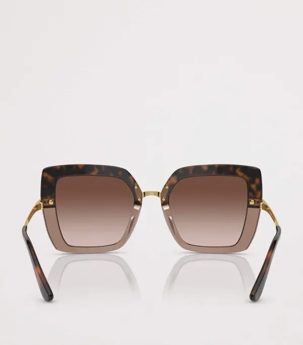 Dolce & Gabbana Tortoiseshell Square Sunglasses