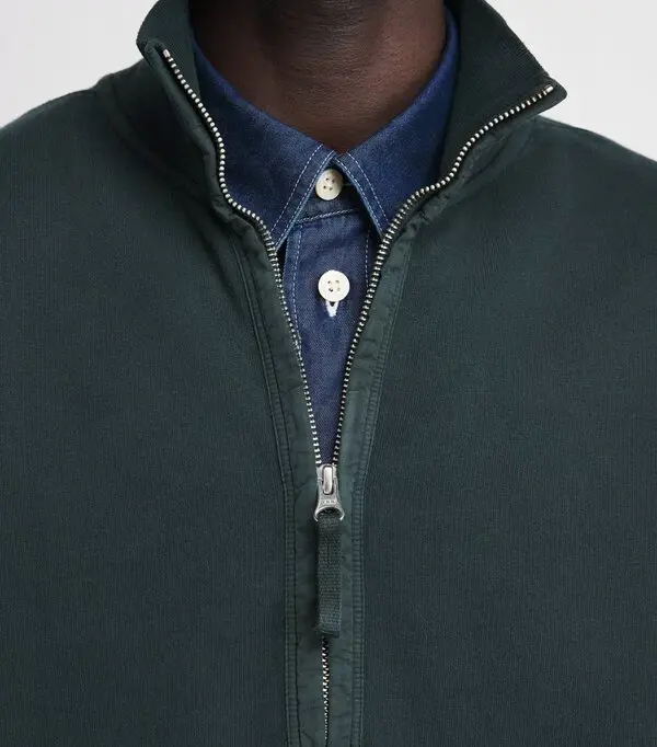 Stone Island Organic Cotton Half-zip Sweatshirt