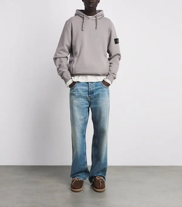 Stone Island Organic Cotton Compass Hoodie