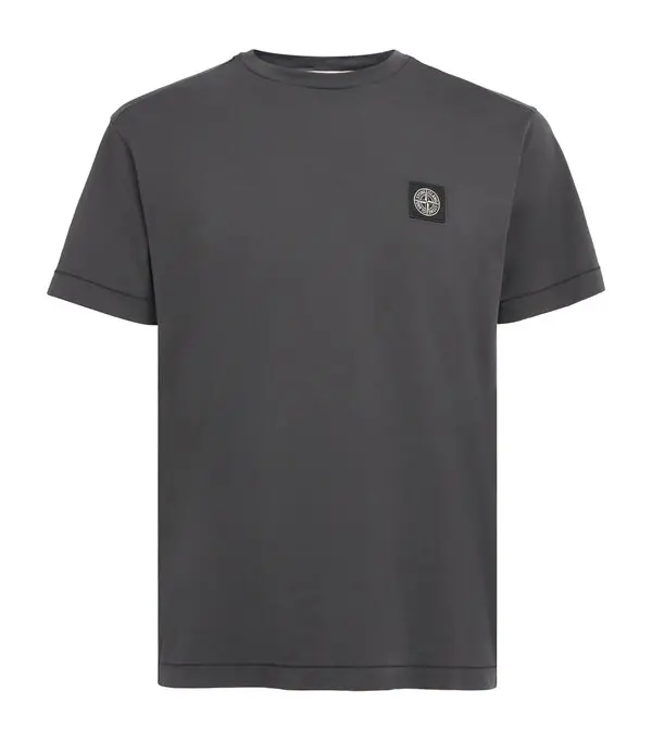 Stone Island Cotton Compass Logo T-shirt