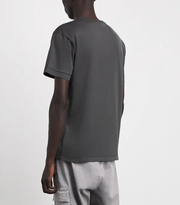 Stone Island Cotton Compass Logo T-shirt