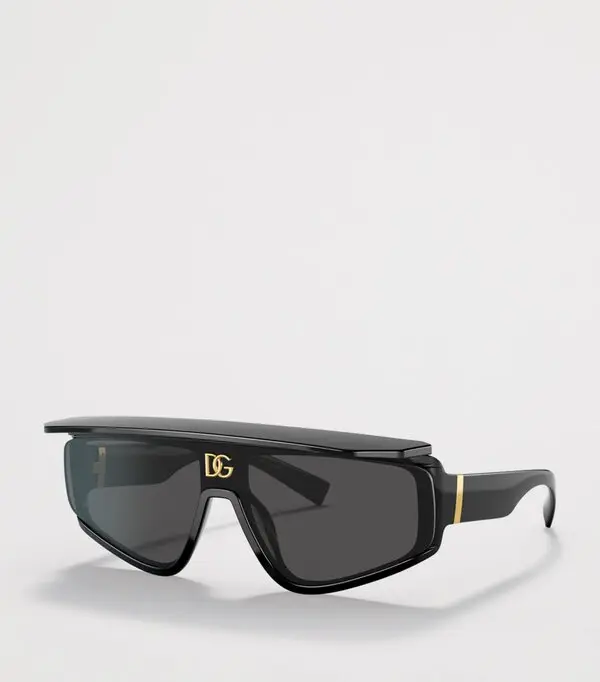 Dolce & Gabbana Nylon Rectangle Sunglasses