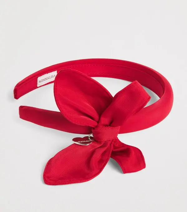 Monnalisa Satin Bow Headband