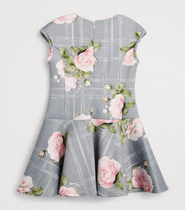 Monnalisa Rose Print Dress