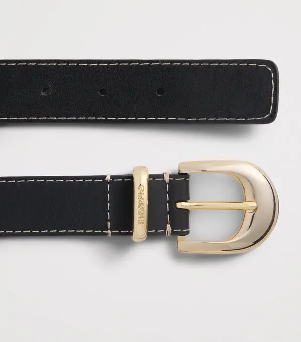 Claudie Pierlot Leather Charm-detail Belt