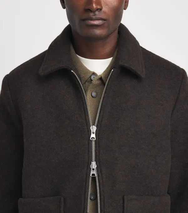 NN.07 Wool-blend Gael Overshirt