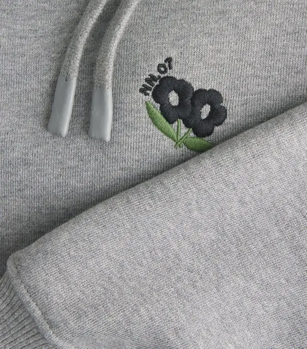 NN.07 Cotton Embroidered David Hoodie