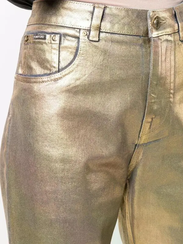 TOM FORD Metallic Knee-length Shorts