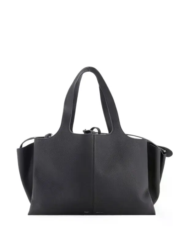 Celine Tri-fold Grained Calfskin Medium Shoulder Bag