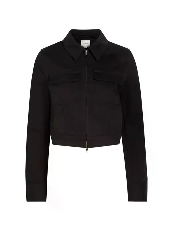 Vince Zip-up Flap-pocket Jacket