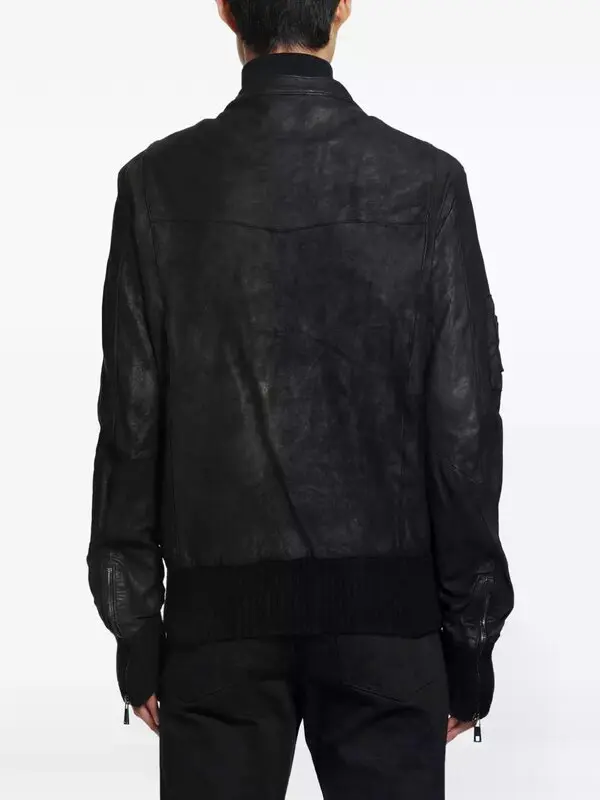 GIORGIO BRATO Zip-fastening Leather Jacket