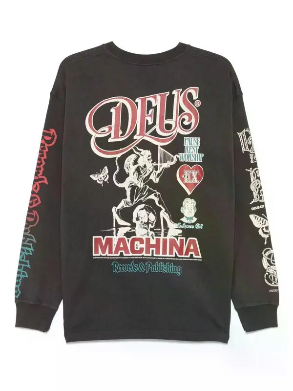 Deus Ex Machina Divine Spark Graphic Print Long Sleeve T-shirt