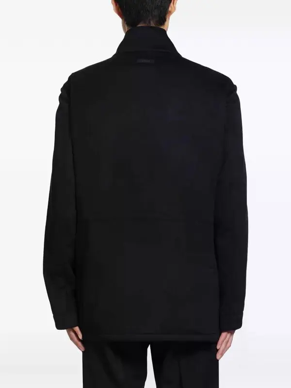 LARDINI High-neck Field Jacket