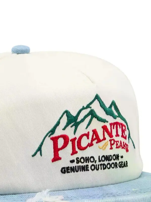 PICANTE Peaks Crew Embroidered Distressed Baseball Cap