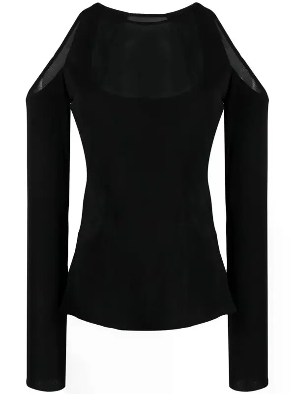 TOM FORD Semi-sheer Long-sleeve Top