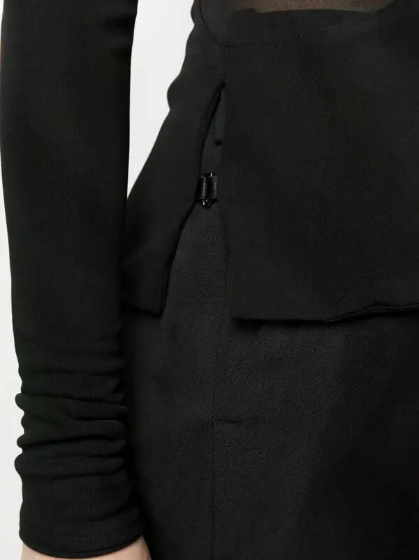 TOM FORD Semi-sheer Long-sleeve Top