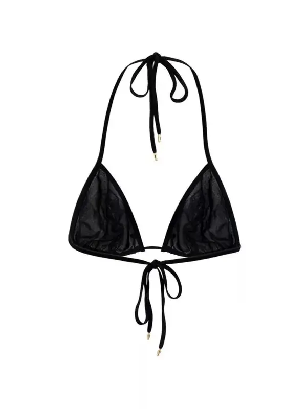 TOM FORD Star Embellished Mesh Bikini Top