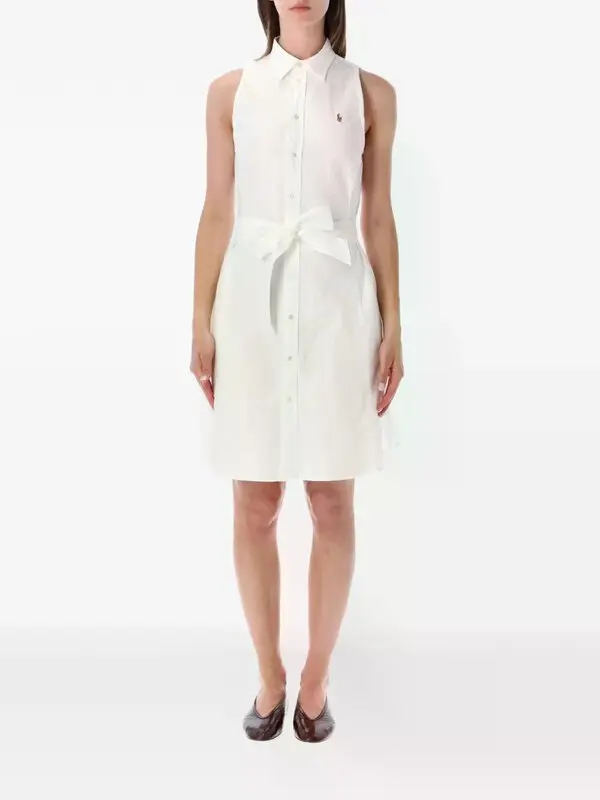Polo Ralph Lauren Sleeveless Belted Mini Dress