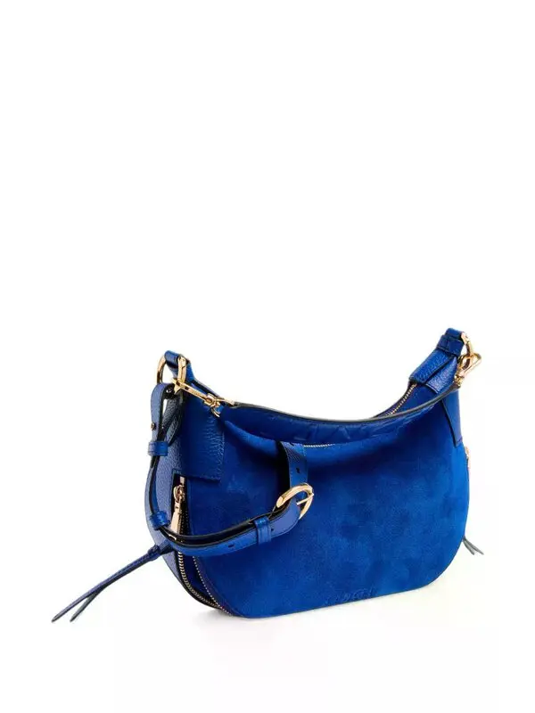 LANCEL Small Origami Leather Shoulder Bag - Blue