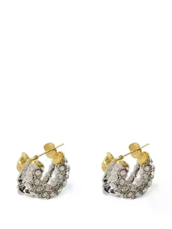 Simone Rocha Rhinestone-embellished Stacked Earrings