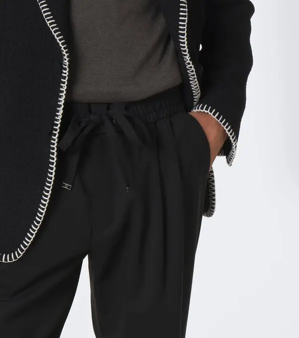 Dolce & Gabbana Wool-blend Straight Leg Trousers