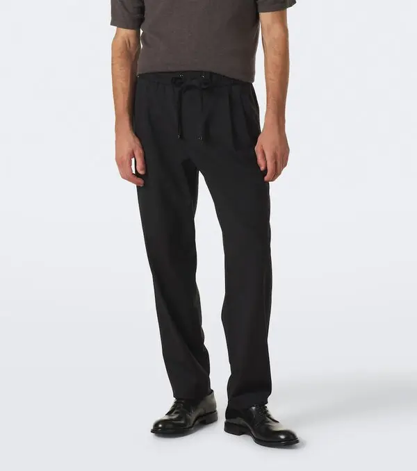 Dolce & Gabbana Wool-blend Straight Leg Trousers