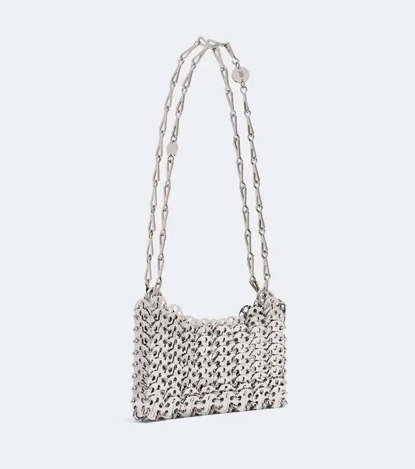 Rabanne 1969 Nano Embellished Fringed Shoulder Bag