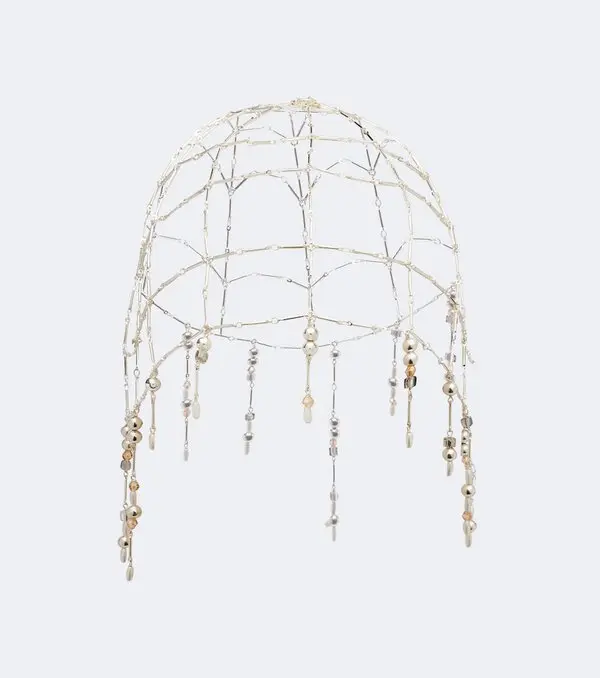 Rabanne Embellished Headpiece - Silver
