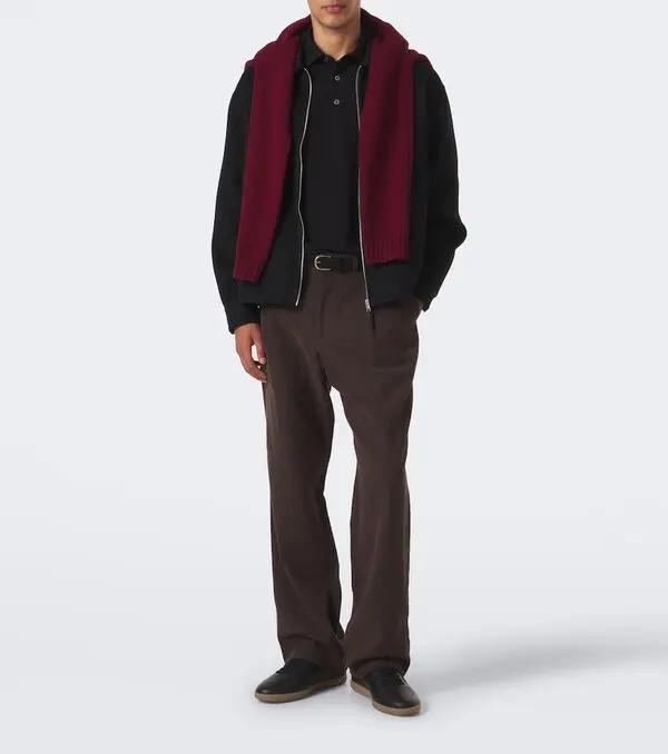 Zegna Cotton Pique Polo Shirt
