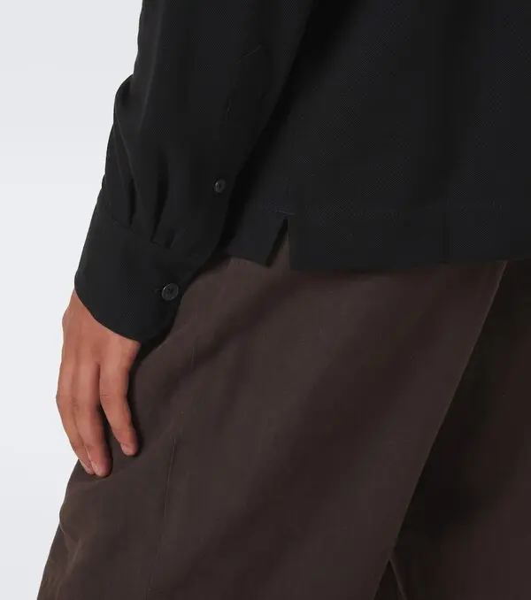 Zegna Cotton Pique Polo Shirt