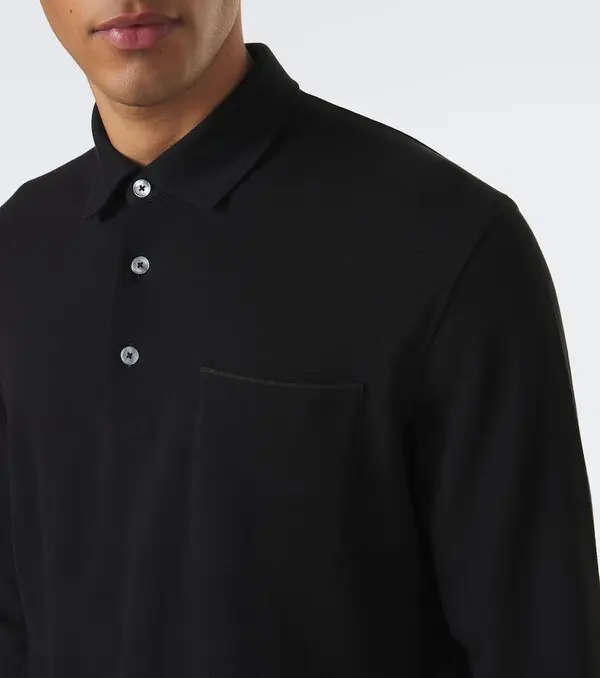 Zegna Cotton Pique Polo Shirt