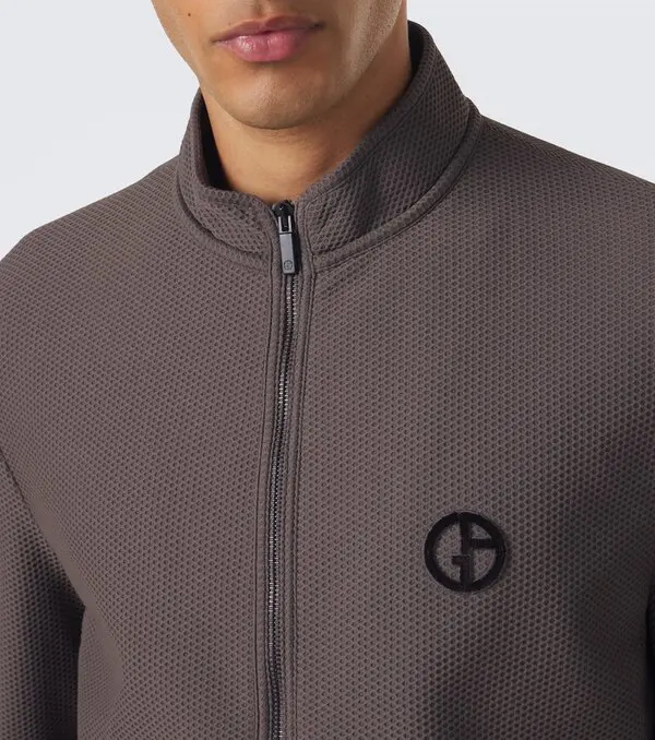 Giorgio Armani Logo Blouson Jacket