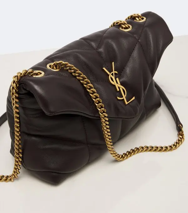 Saint Laurent Loulou Mini Leather Shoulder Bag