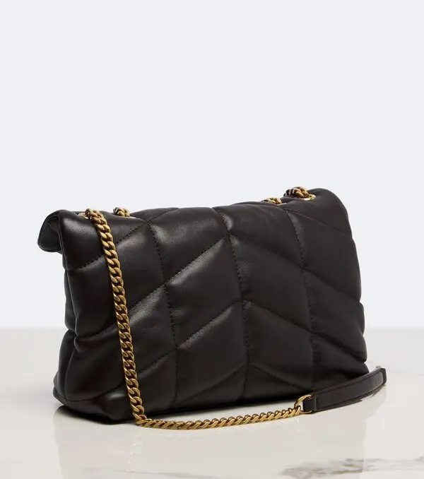 Saint Laurent Loulou Mini Leather Shoulder Bag