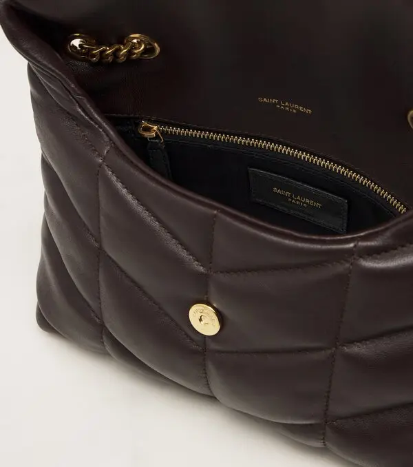 Saint Laurent Loulou Mini Leather Shoulder Bag