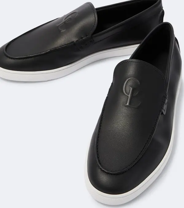 CHRISTIAN LOUBOUTIN Leather Slip-on Shoes