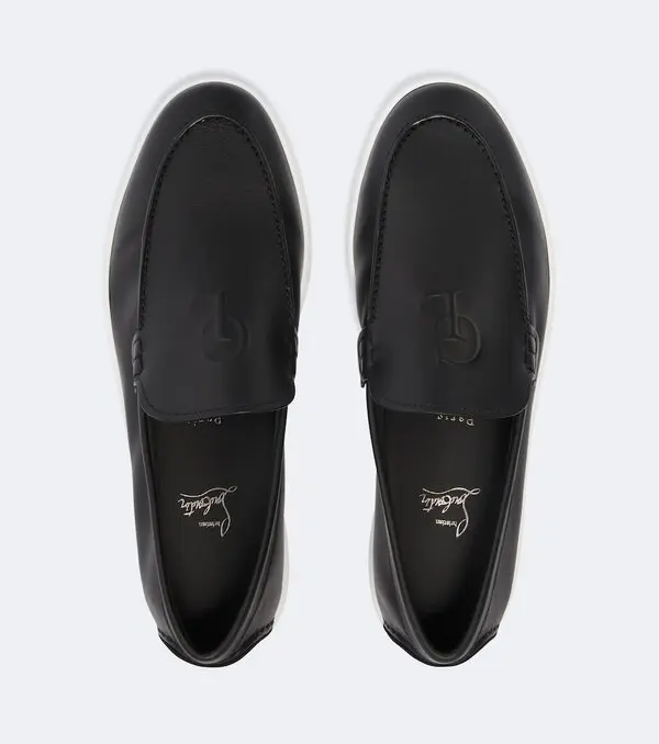 CHRISTIAN LOUBOUTIN Leather Slip-on Shoes
